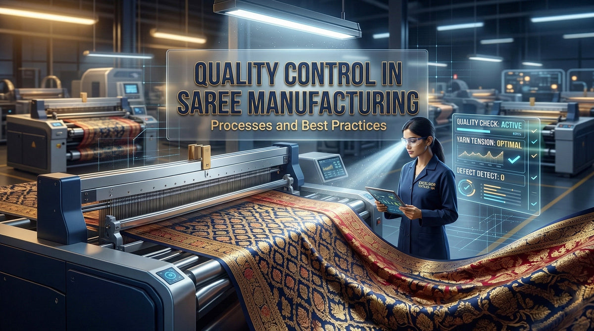 Quality Control in Saree Manufacturing: Processes and Best Practices