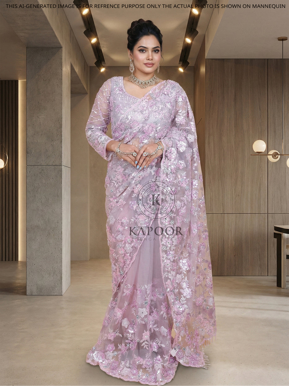 Jarkan Saree for Wedding | Designer Party Wear Saree